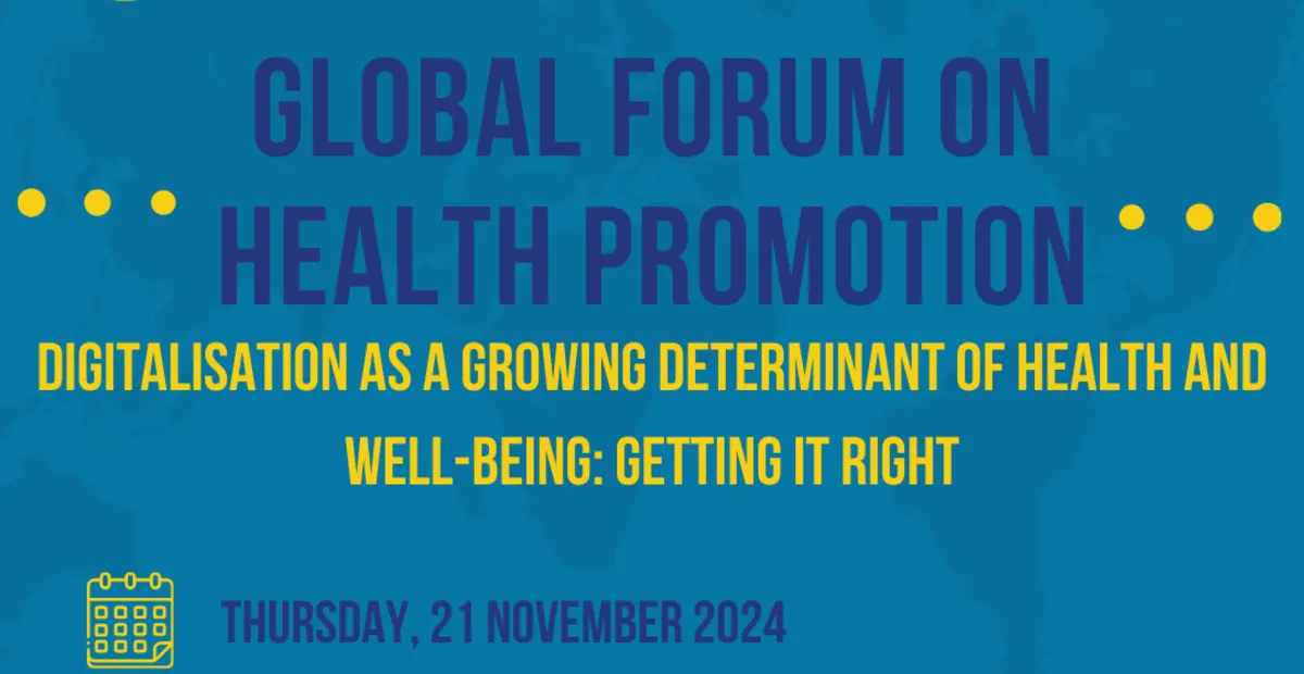 14th Global Forum on Health Promotion | WHO Global Health Promotion Hub